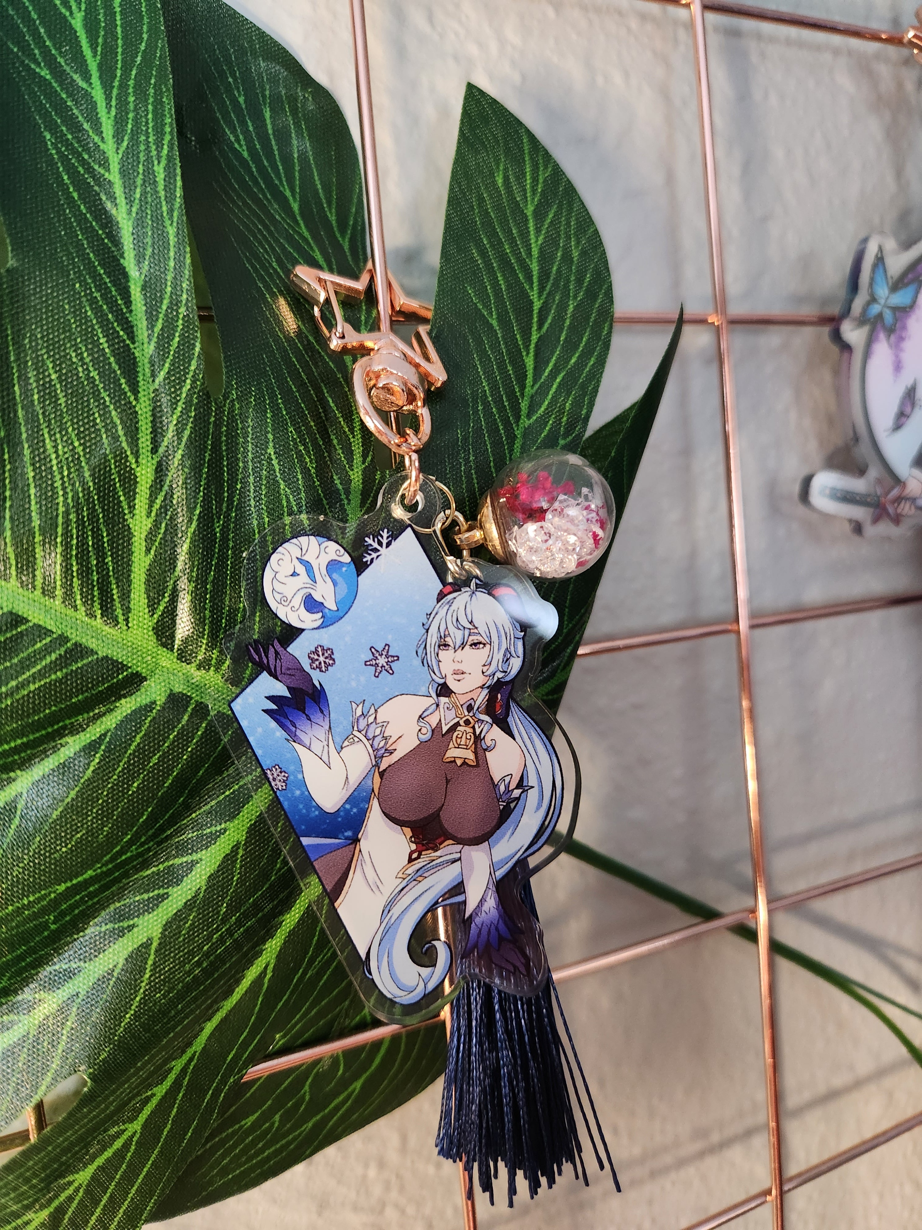 Ganyu acrylic keychain – PixelFace Studio